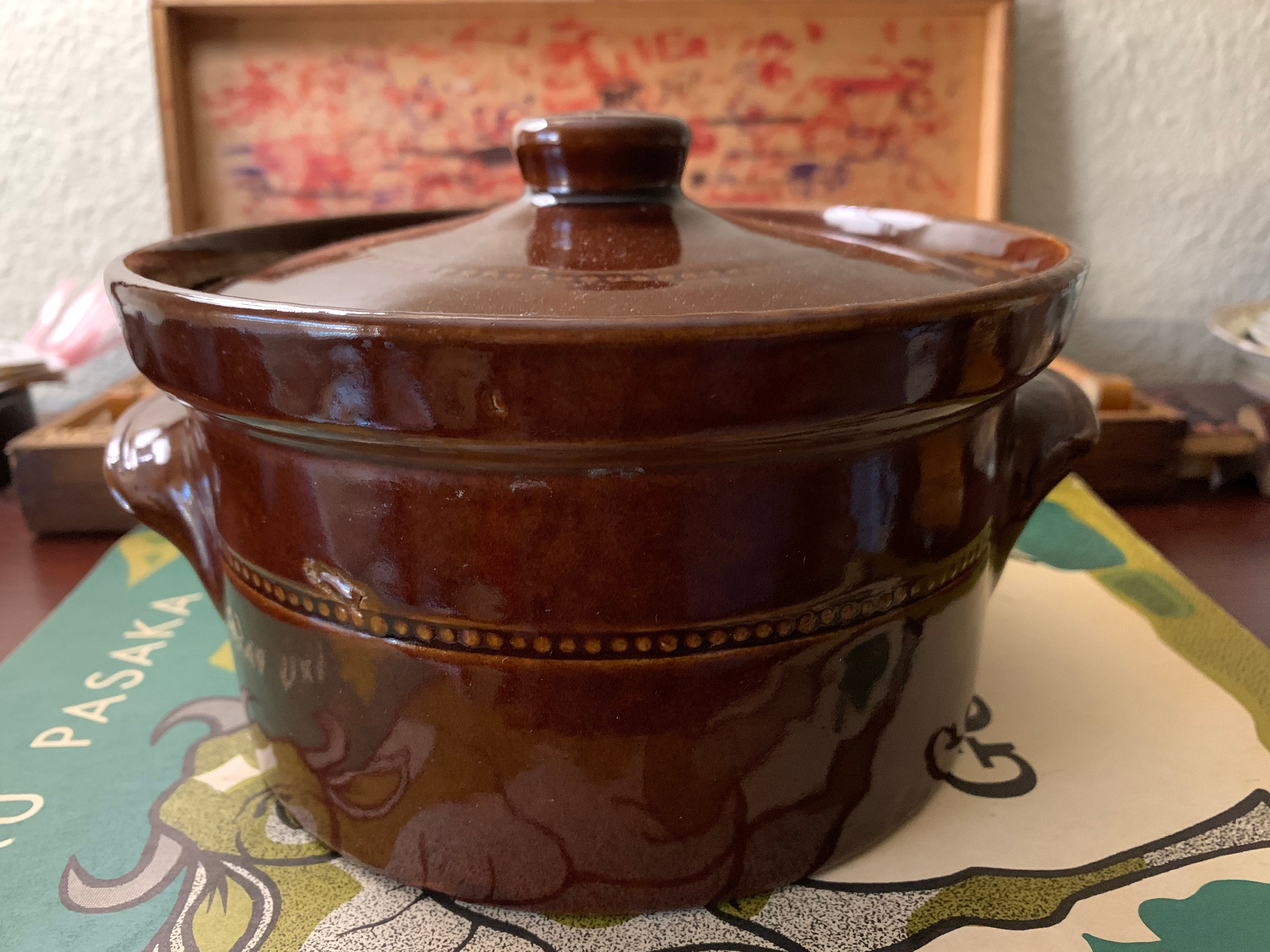 Vintage Pearsons of Chesterfield Brown Pot Vintage Made in England ...