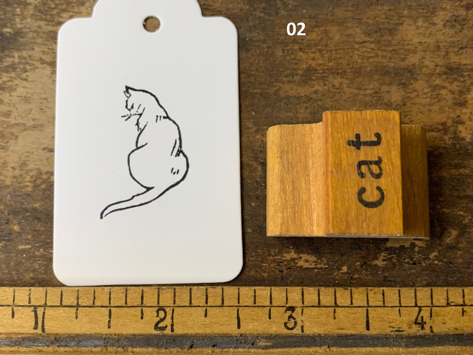 Vintage Cat Rubber Wood Stamp Vintage Cute Kitties Vintage Animal Stamp ...