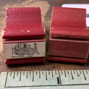 Vintage Wood Rubber Stamp Vintage Train Transportation Stamp for ...