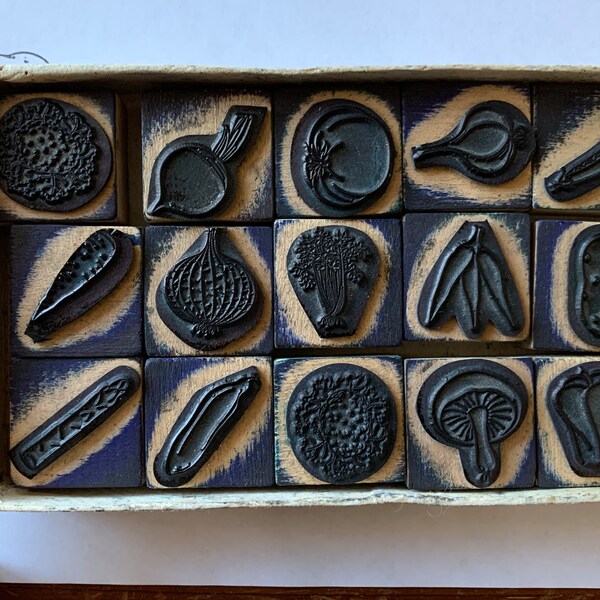 Vegetable Stamp - Etsy