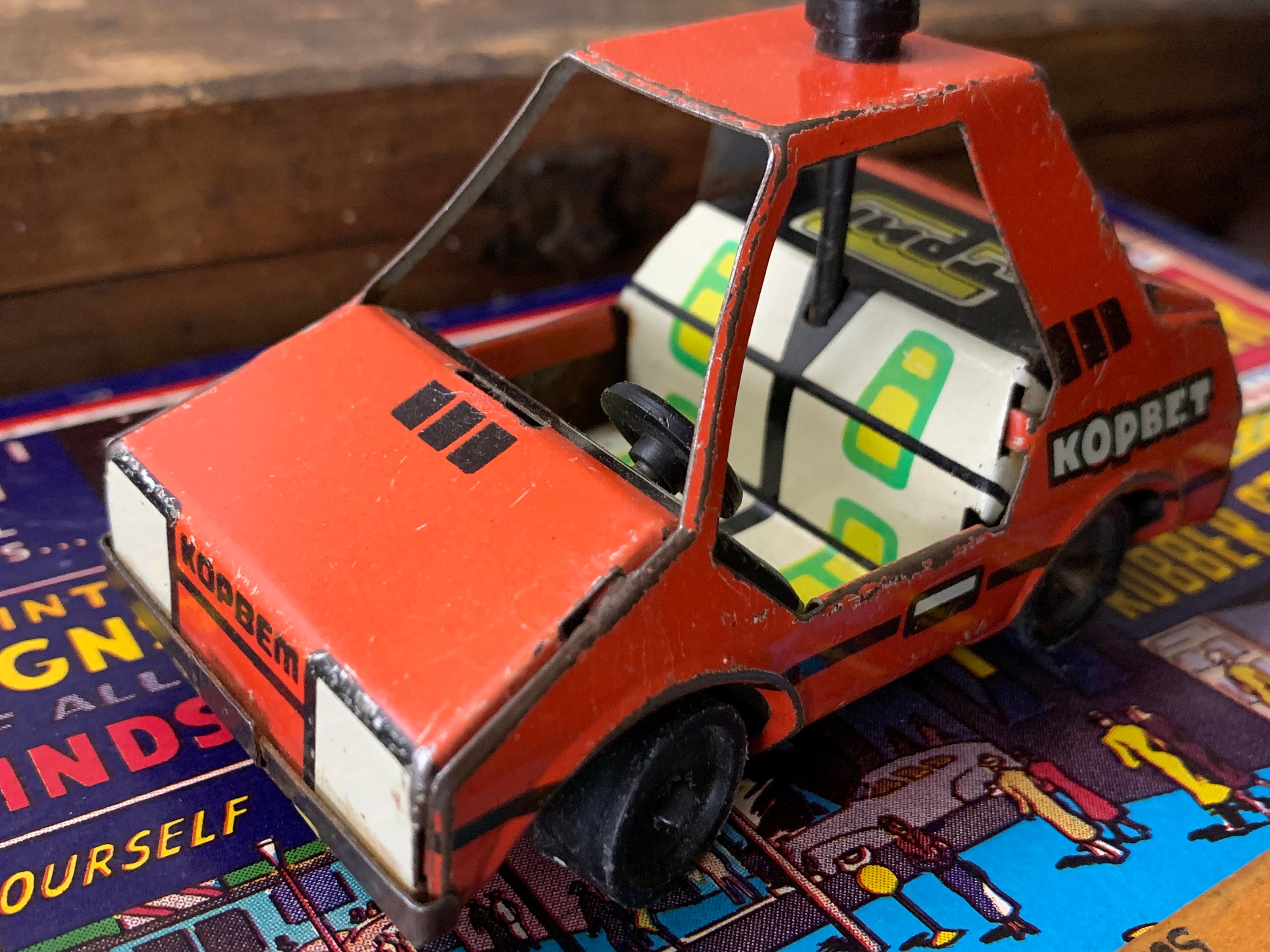 Vintage Tin Toy Car Made in Soviet USSR Original 1980's Metal Car KOBET ...