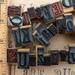 Vintage Wood Stamp Alphabet Set ABC Number Lettering Stamps for ...
