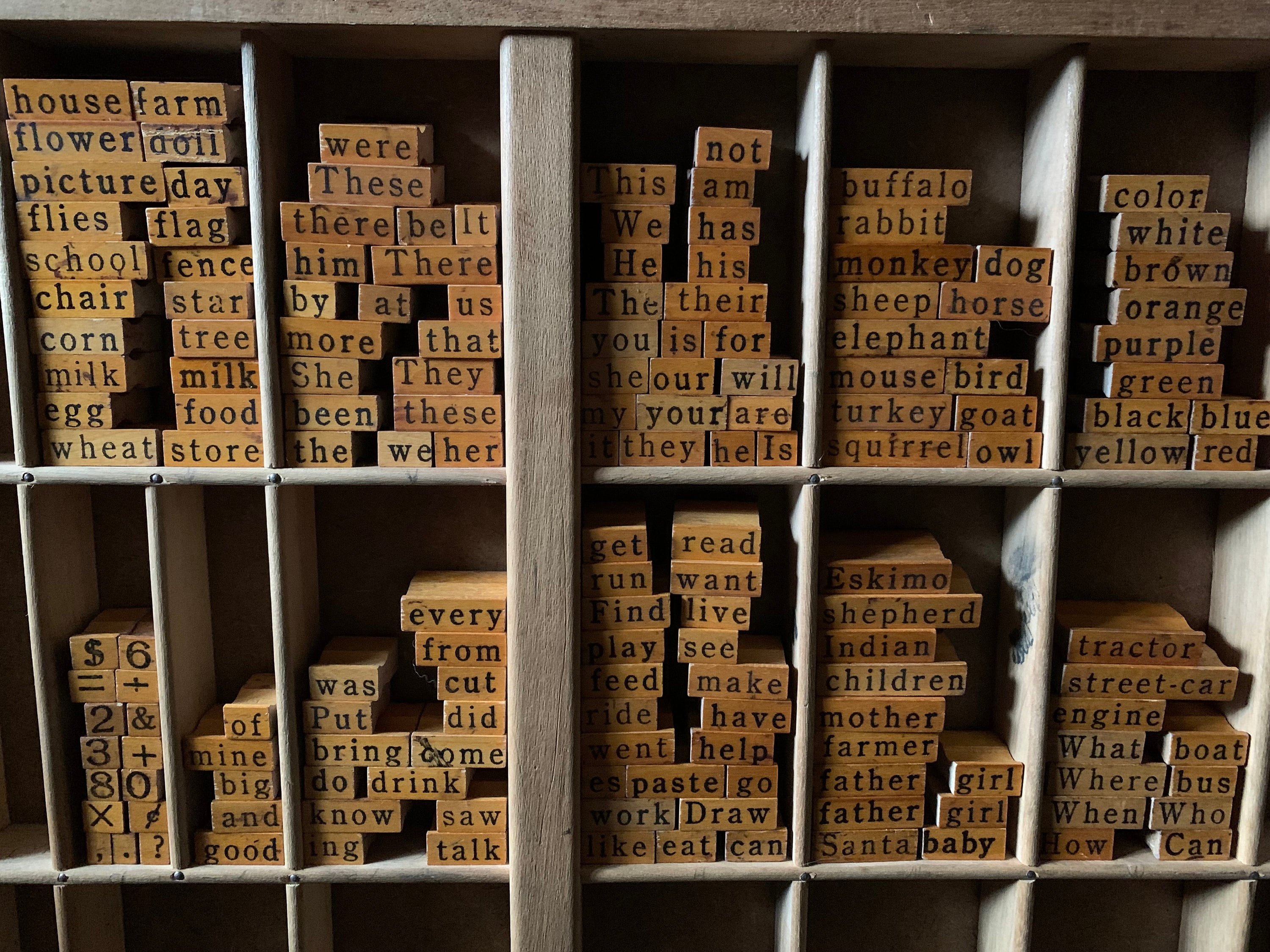 G-S Vintage Wood Stamp ABC Lettering Stamps for Craft Scrapbooking Old ...