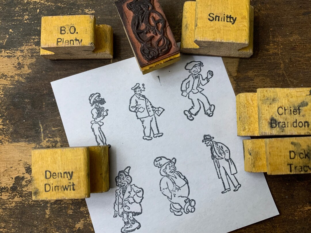 Vintage Rubber Stamps Vintage Perry Winkle Comic Strip Stamps Vintage ...