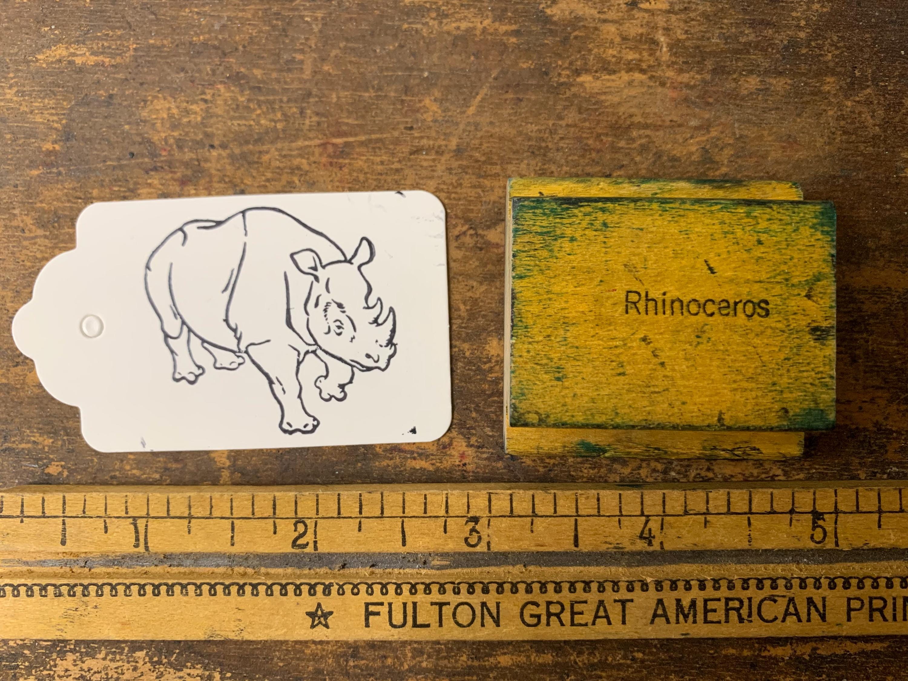Vintage Circus Theme Stamp Wood Rubber Stamp for Crafting Card Making ...