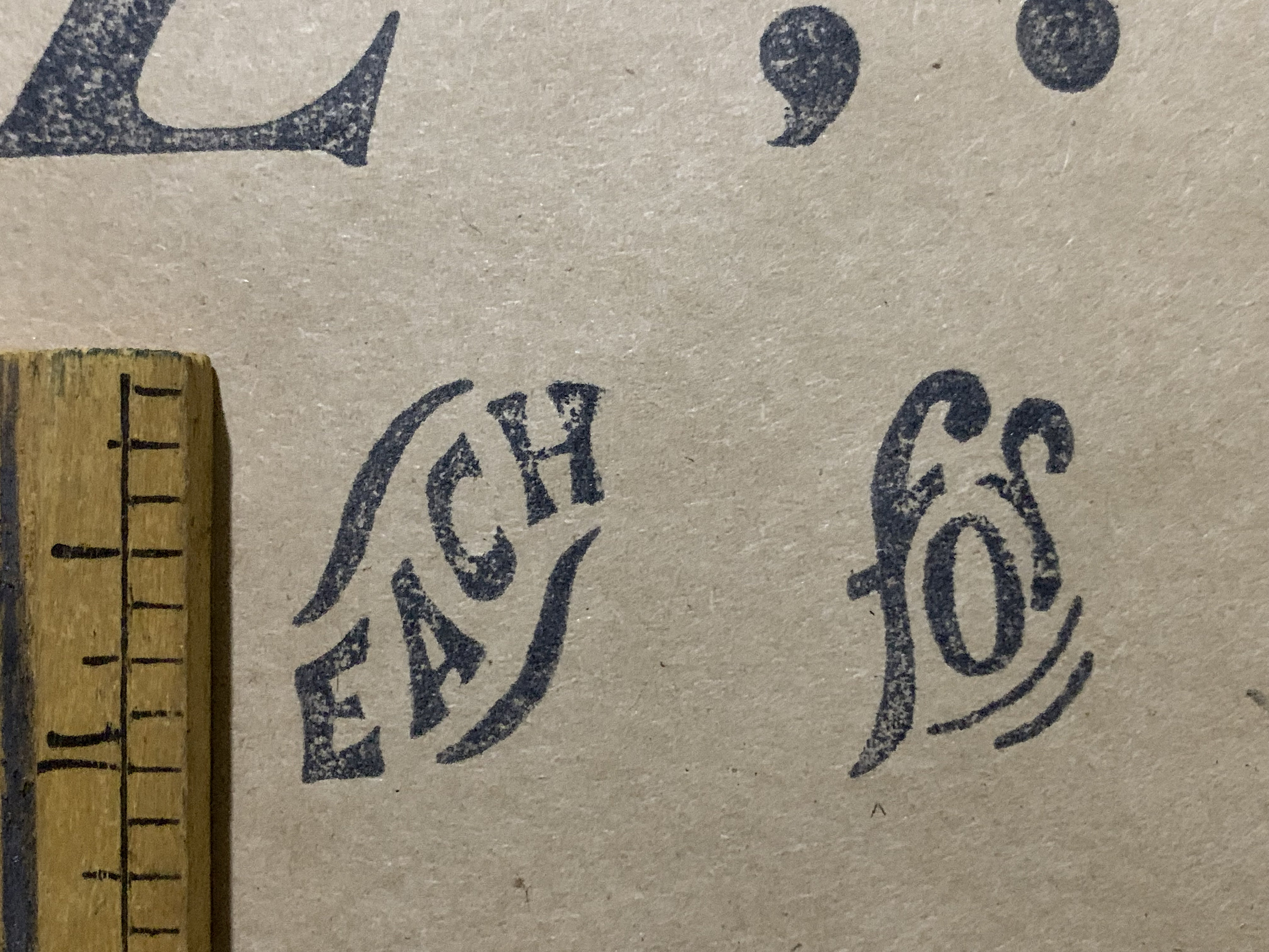 Vintage Wood Stamp Alphabet Set ABC Vintage Uppercase Stamps for Craft ...
