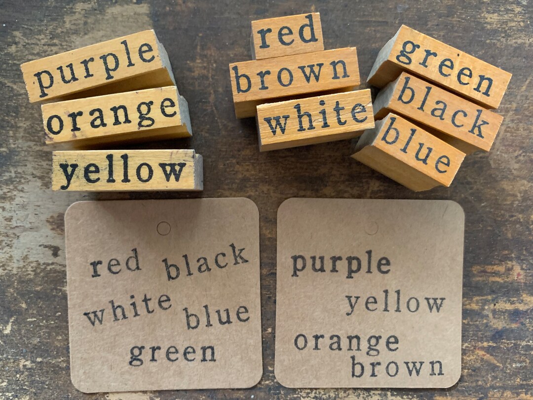 Vintage Wood Rubber Stamps for Bullet Journal Stamps for Planner ...