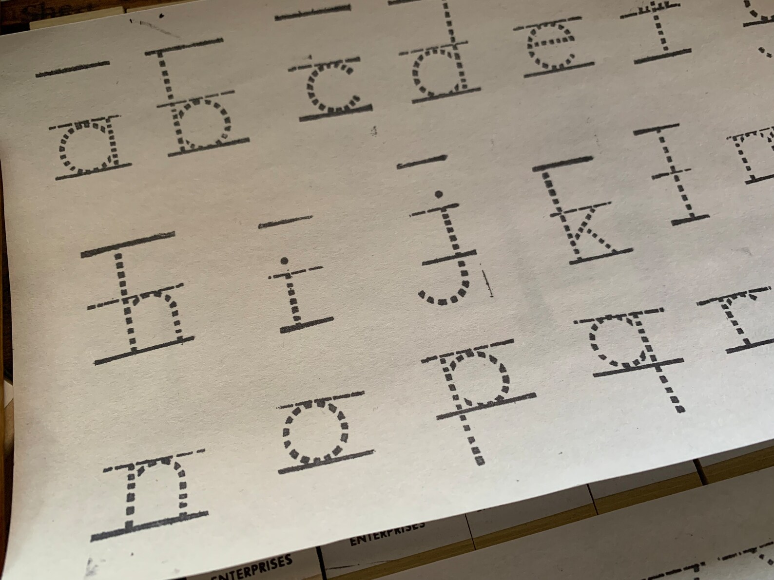 Vintage 1980's Alphabet Stamp for Teachers and Parents Vintage ABC ...