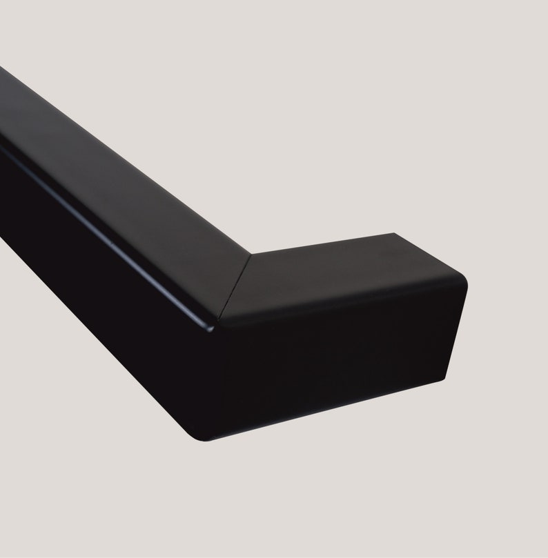 1-1/2"x 1-1/2" Modern Square Handrail, Step Stair Rail, Railing Grab ...