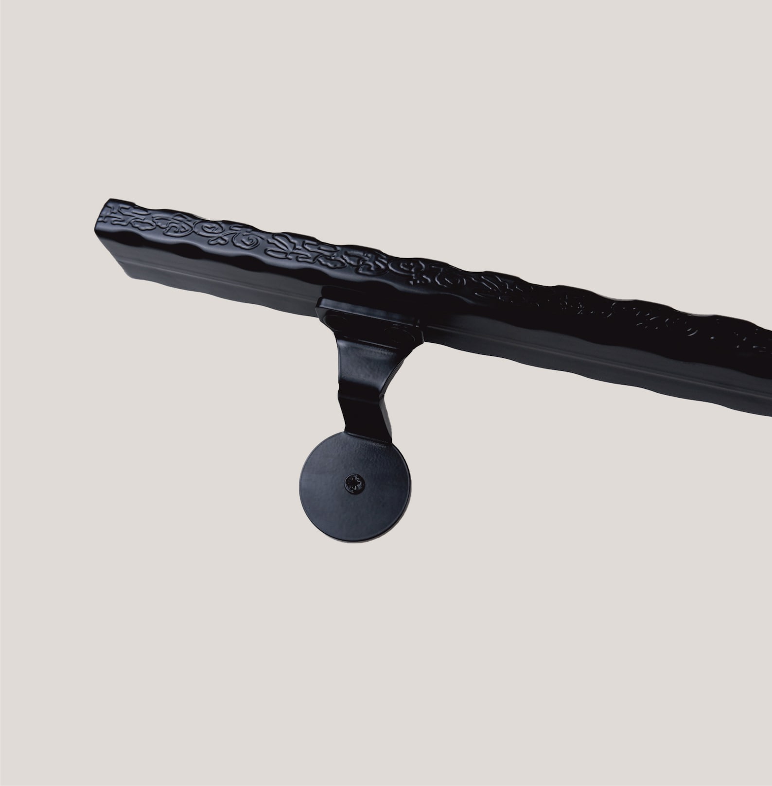 1,57''x0,78 Traditional Handrail, Wall Mount Railing, 3 Stair Handrail ...