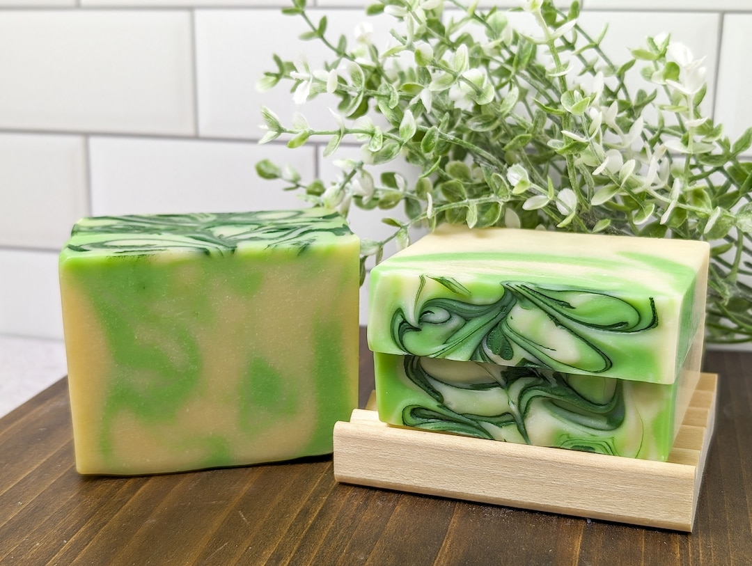 Green Tea Scented Soap Bar: Handmade Vegan Artisan Soap - Etsy