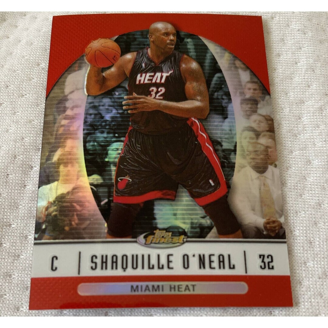 Shaquille O’neal 2007 Topps Finest Refractor - Etsy