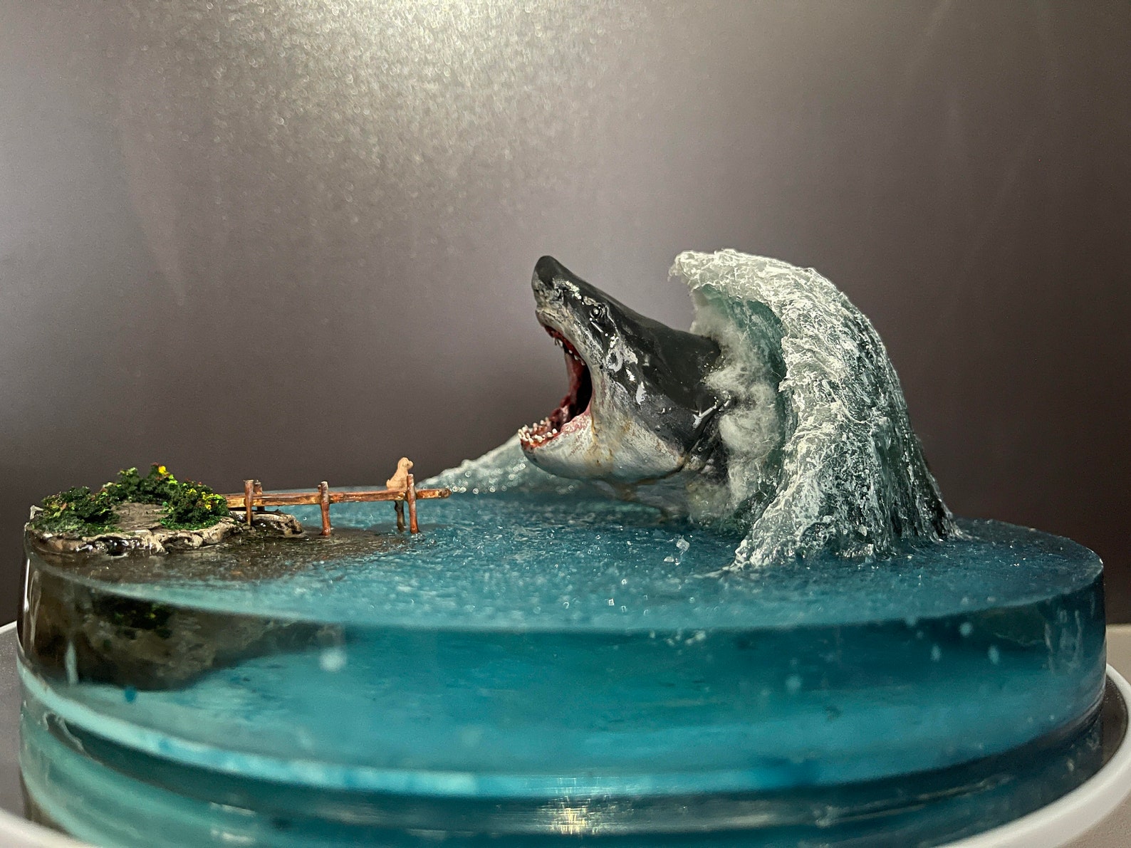 Meg 2 the Trench Diorama the Legendary Giant Shark Megalodon - Etsy