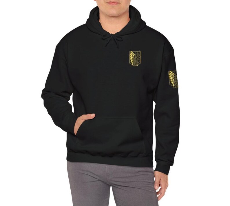 Attack on Titan Anime Hoodie Eren Yeager Otaku Sweatshirt, AOT Merch ...