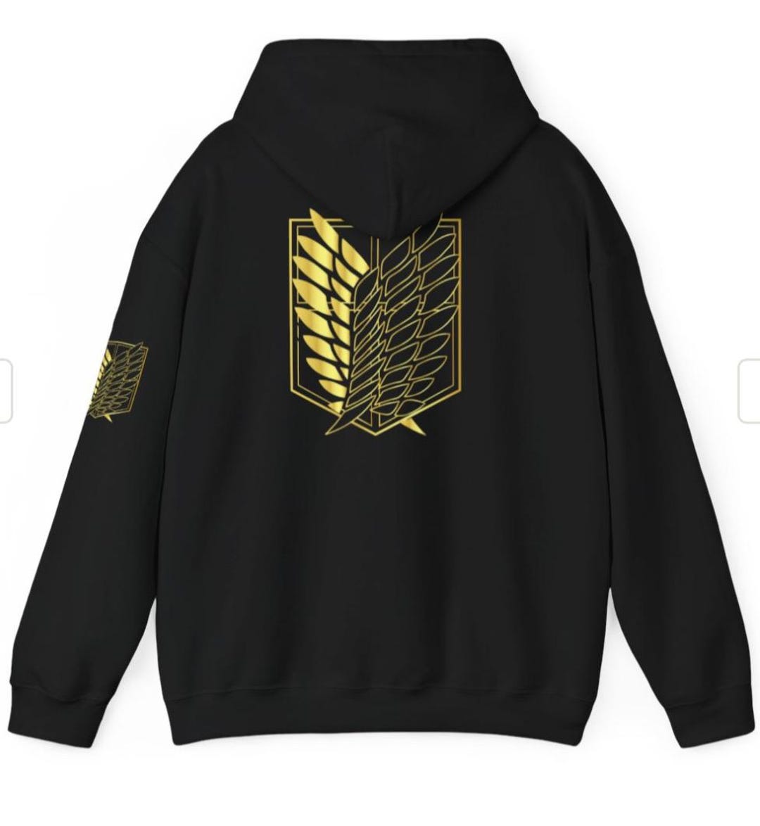Attack on Titan Anime Hoodie Eren Yeager Otaku Sweatshirt, AOT Merch ...