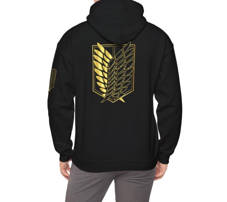 Attack on Titan Anime Hoodie Eren Yeager Otaku Sweatshirt, AOT Merch ...
