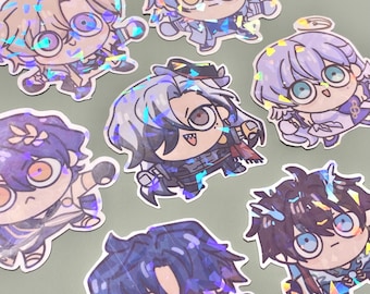 Honkai Star Rail [HSR] Holographic Star Foil Stickers - Etsy