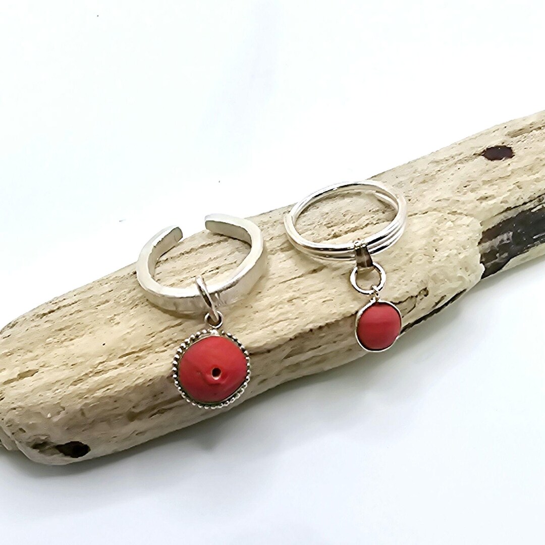 New Design! Handmade Sea Bead and Sterling "jangle" Rings, Scotland ...