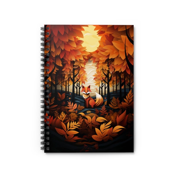 Fox Notebook - Etsy