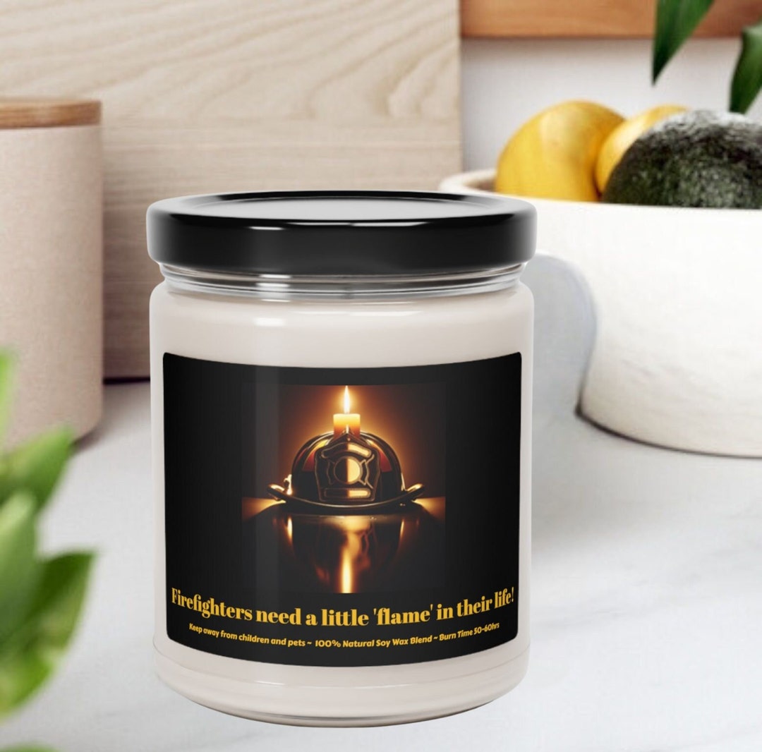 Firefighter Candle, Home Fragrance, Firefighter Candle, Gift for Her ...