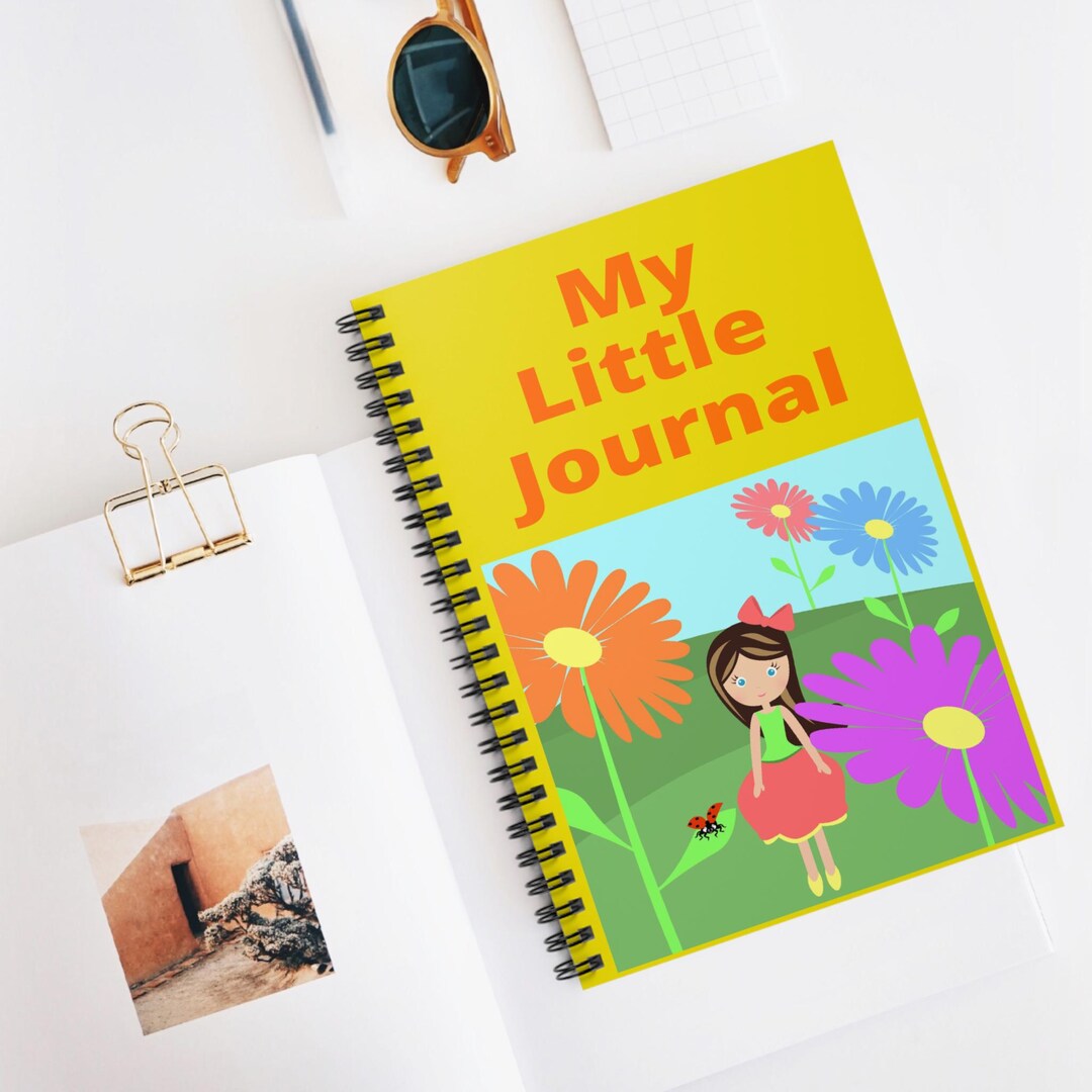 Kids Floral Spiral Notebook, Kids Gift Ideas, Drawing Notebook for Kids ...
