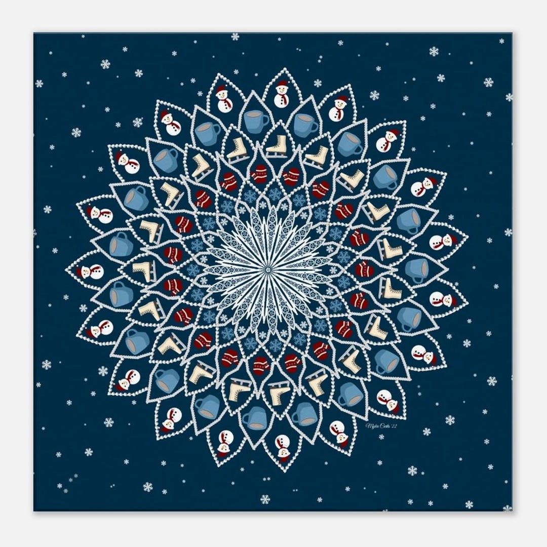 Winter Wonderland Snowman, Ice-skating, Mittens, Hot Chocolate, Snow ...