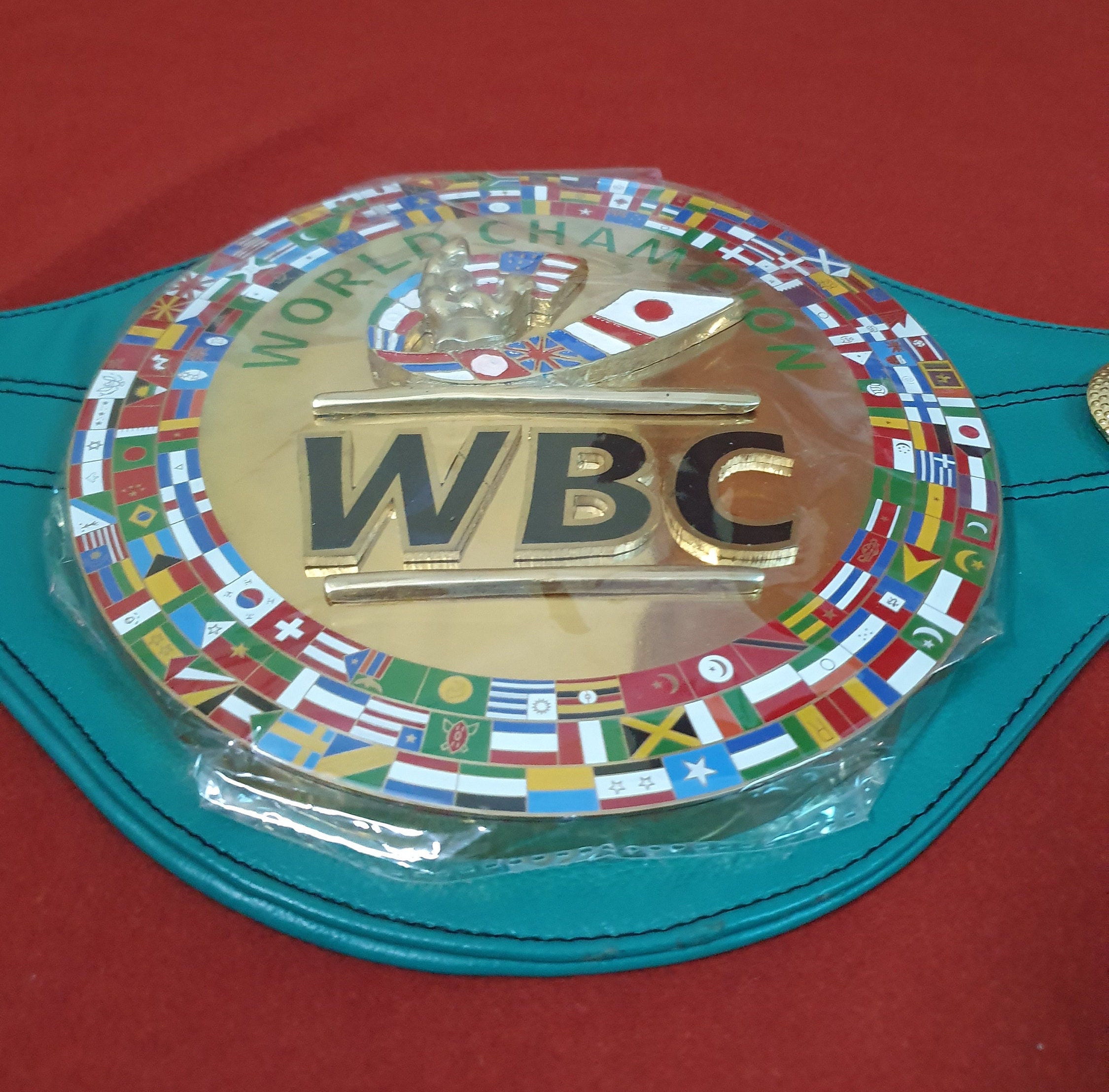 WBC Championships Boxing Belt 3D Leather Strap Adult Size - Etsy