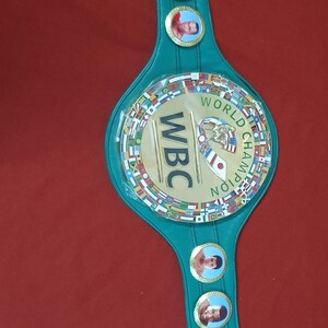 WBC Championships Boxing Belt 3D Leather Strap Adult Size - Etsy