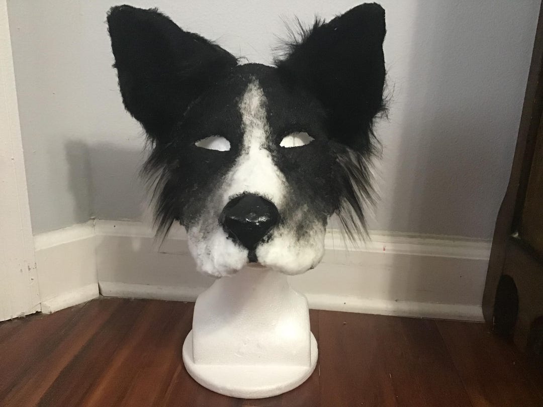 Border Collie Mask (READ DESC) - Etsy