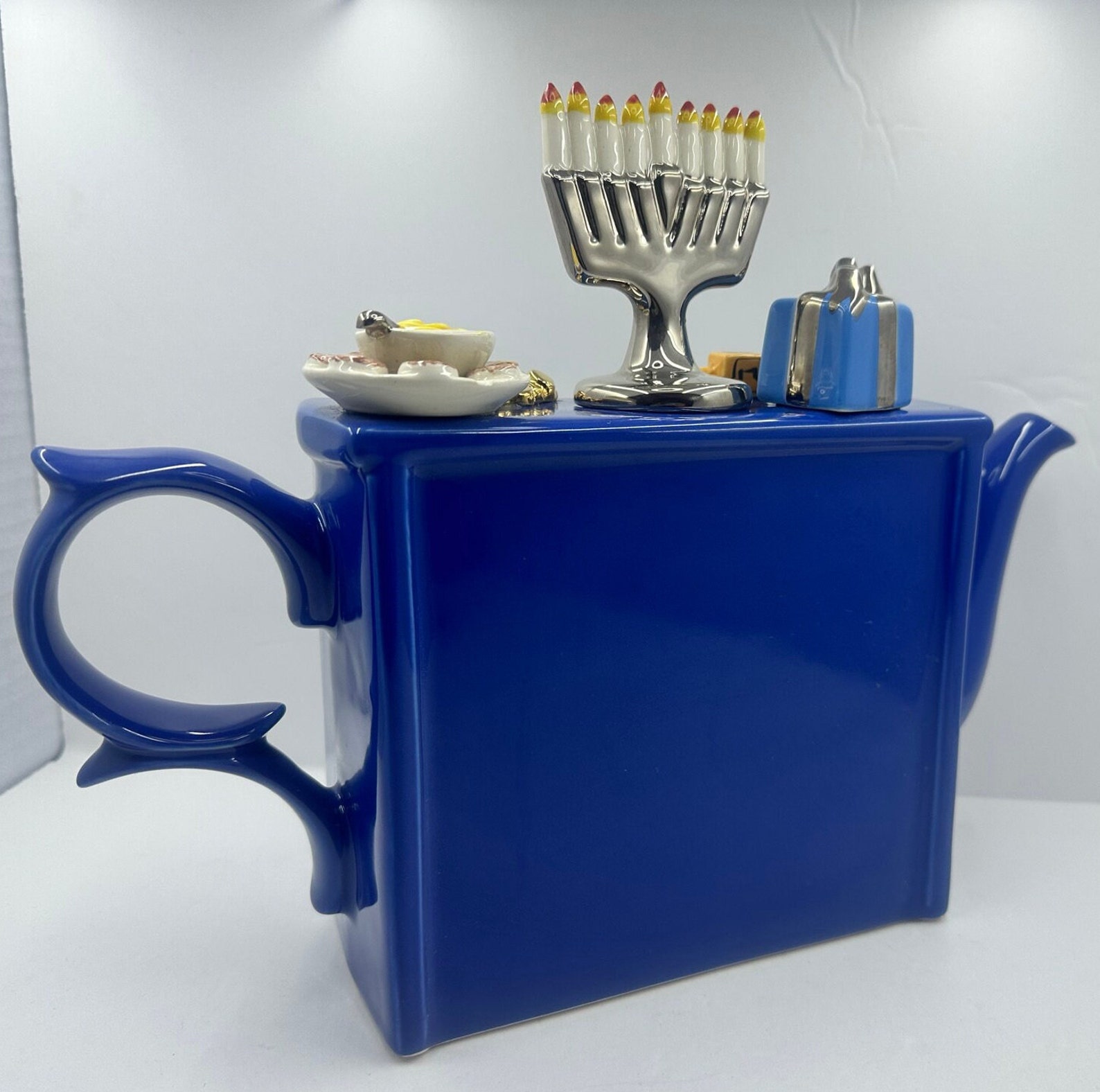 Vintage J. Bailey Hanukkah Piano Teapot Jewish, Limited Edition - Etsy