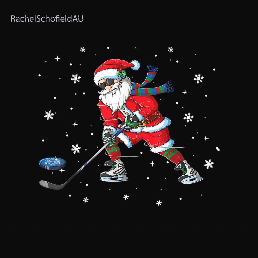 Hockey Christmas Png, Funny Christmas Png, Funny Hockey Png, Funny ...