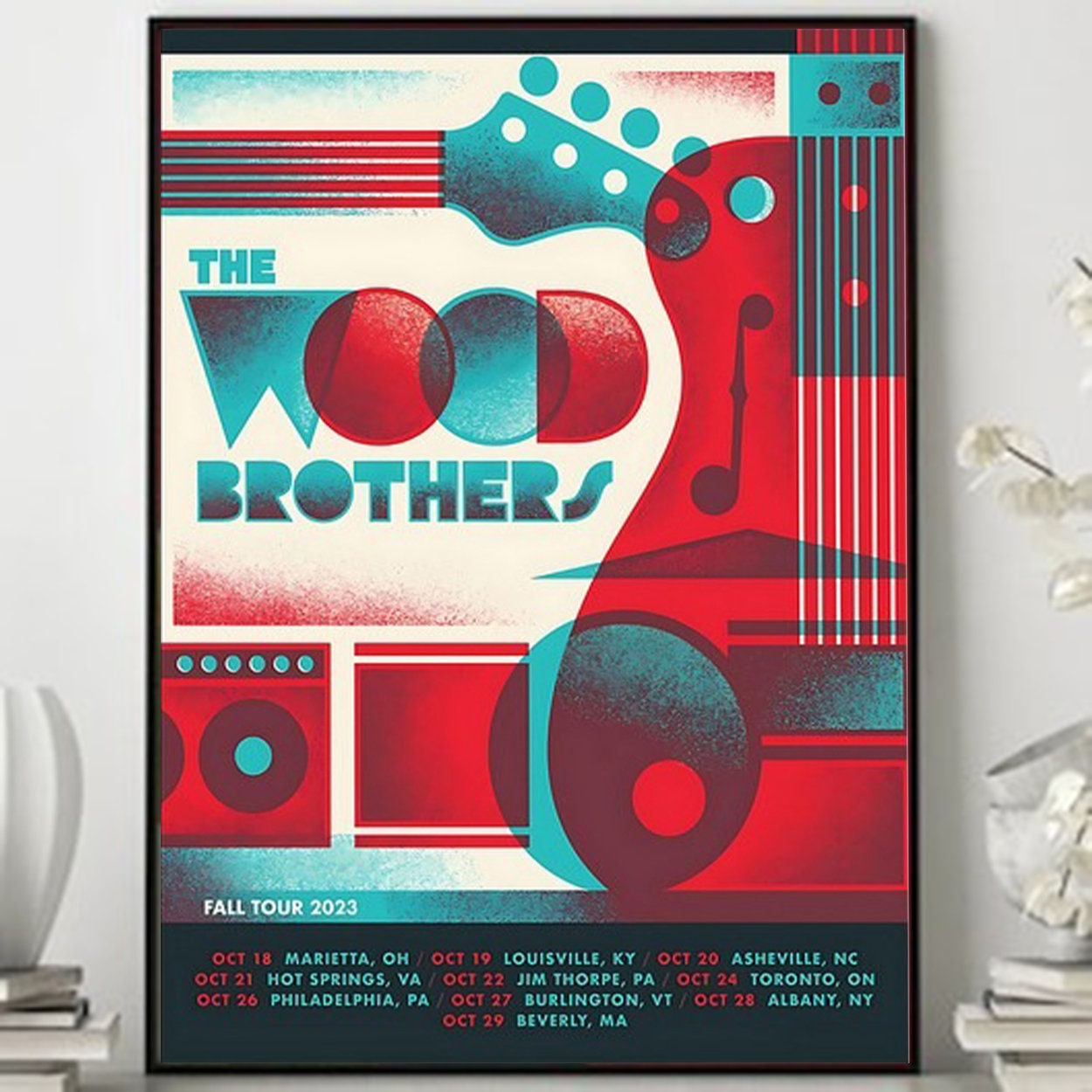 The Wood Brothers Fall Tour 2023 Poster, Music Tour Poster, Tour 2023 ...