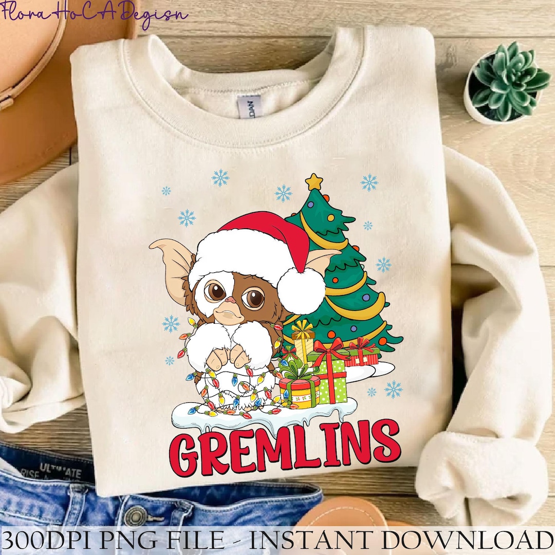 Cute Gremlins Christmas Png, Christmas Movie Png, Christmas Character ...