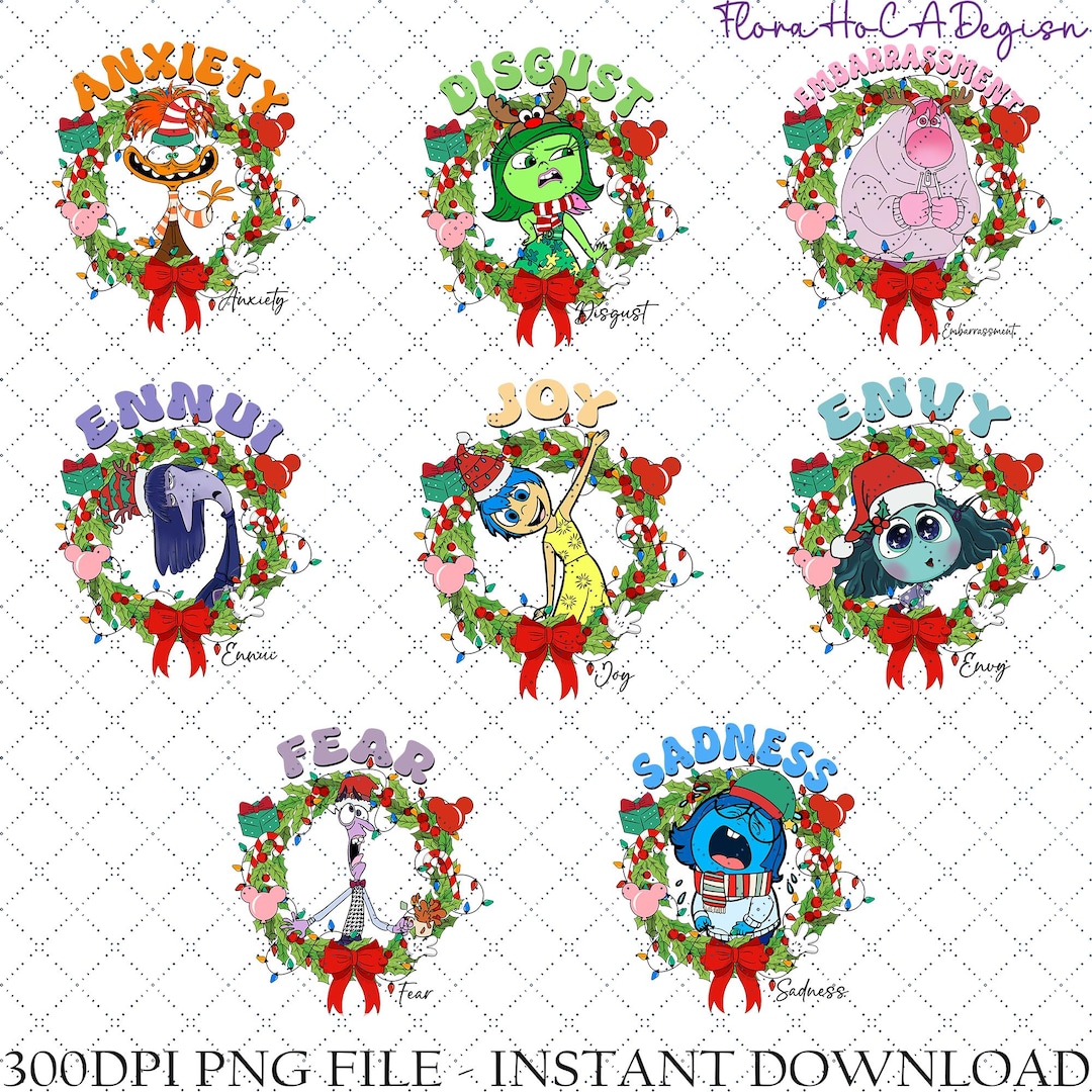 Today I Feel Christmas Inside Out Bundle Png, Merry Christmas Png ...