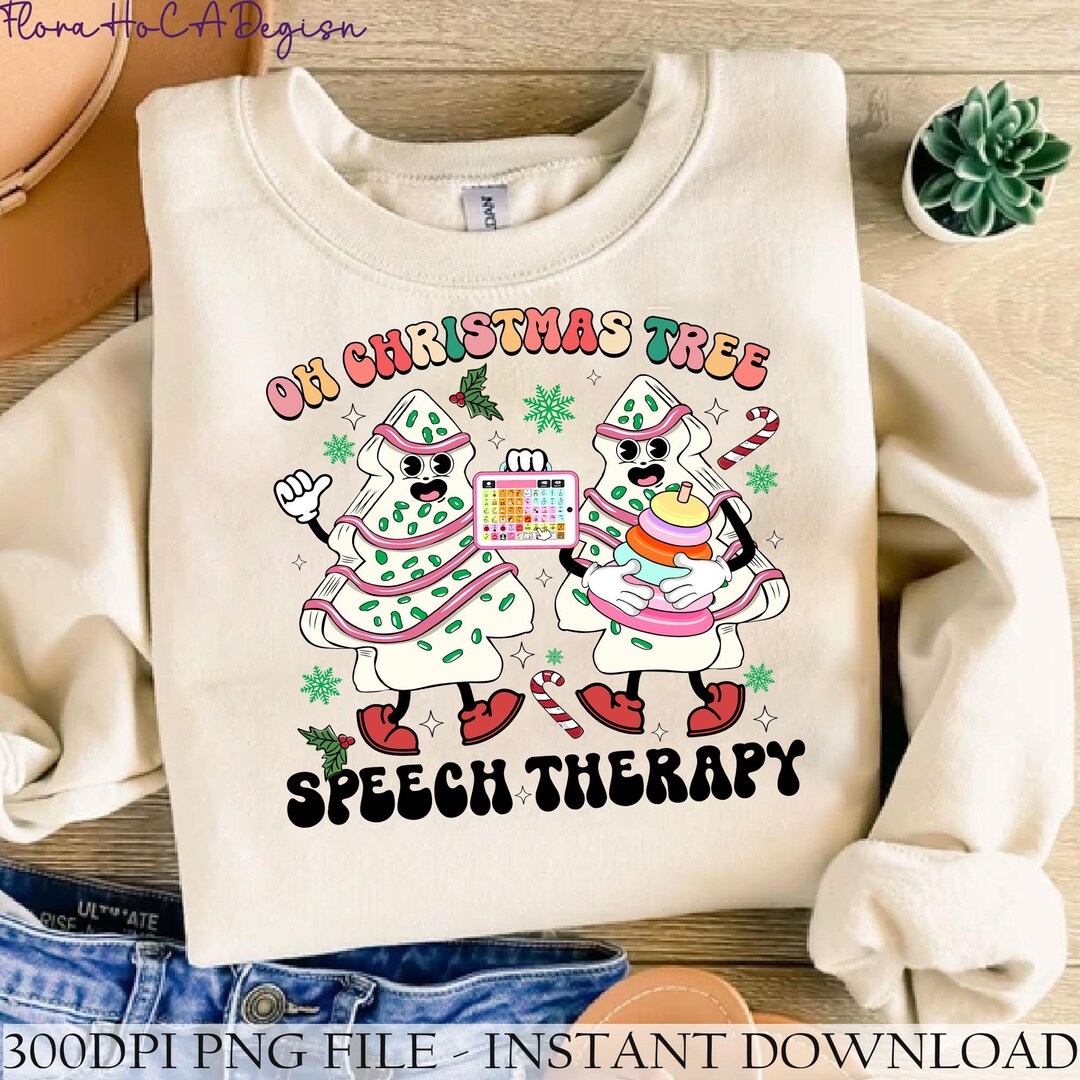 Oh Christmas Tree Speech Therapy SLP Christmas Png, Speech Therapy ...