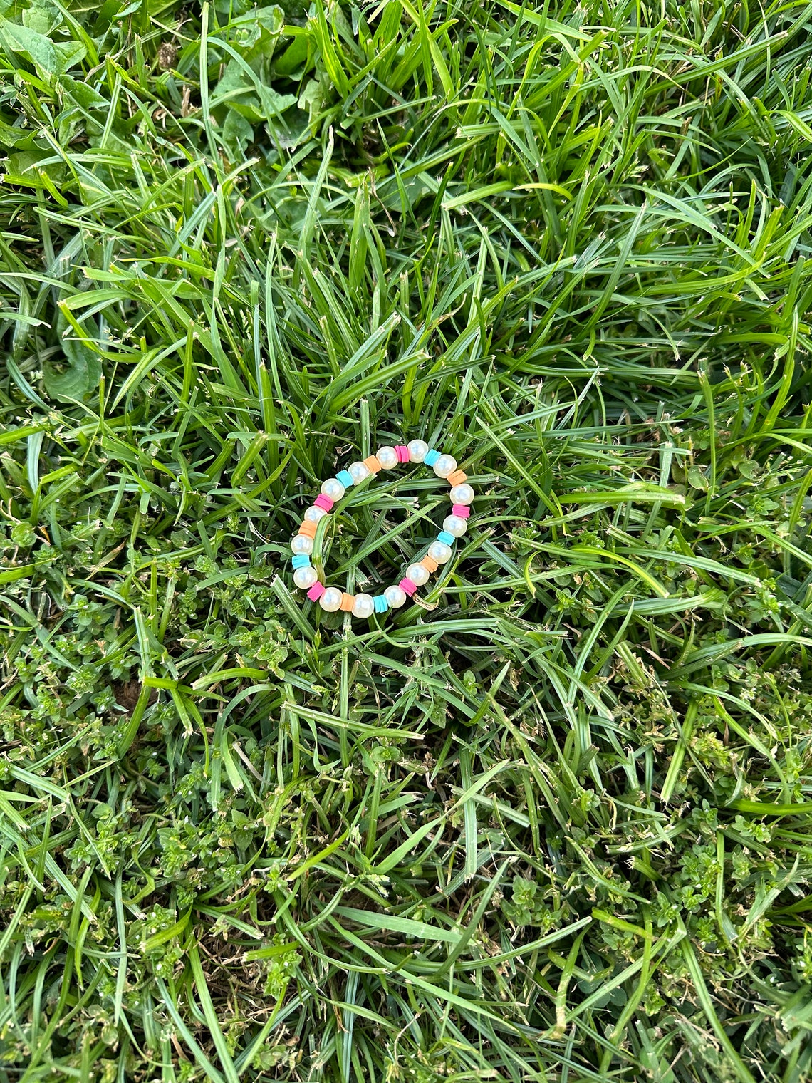 Summer Pearl Clay Bead Bracelet - Etsy