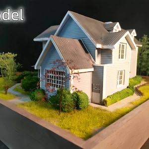 Ultra Detailed Realistic Handmade Scaled House Model | Scaled House ...