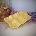 Ceramic Egg Tray for 6 Eggs, Easter Egg Carton in 4 Different Colors ...