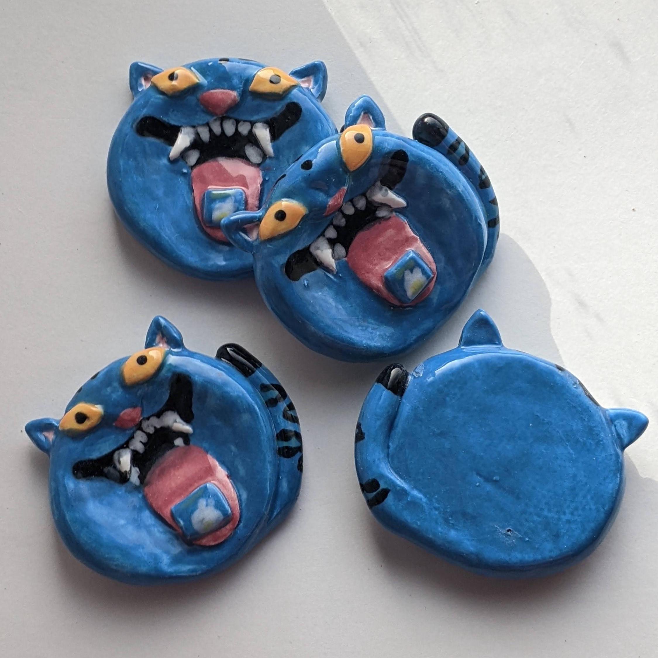 Ceramic Derpy Worry Stone, Handmade Kpop Demon Hunters Merch, ADHD Anti ...