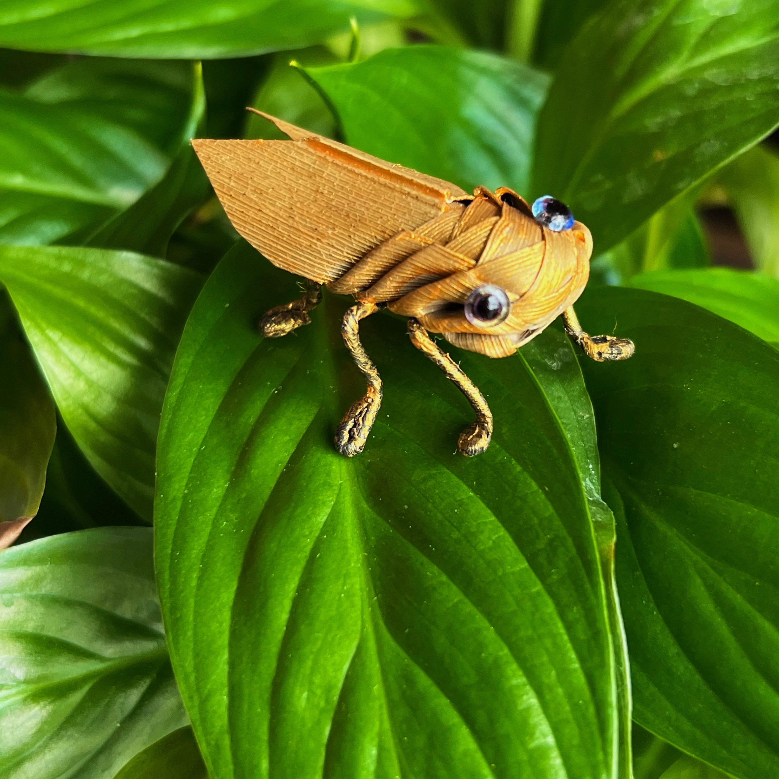 Valentine's Day Night Gift, Handmade Gift, Interesting Golden Cicadas ...