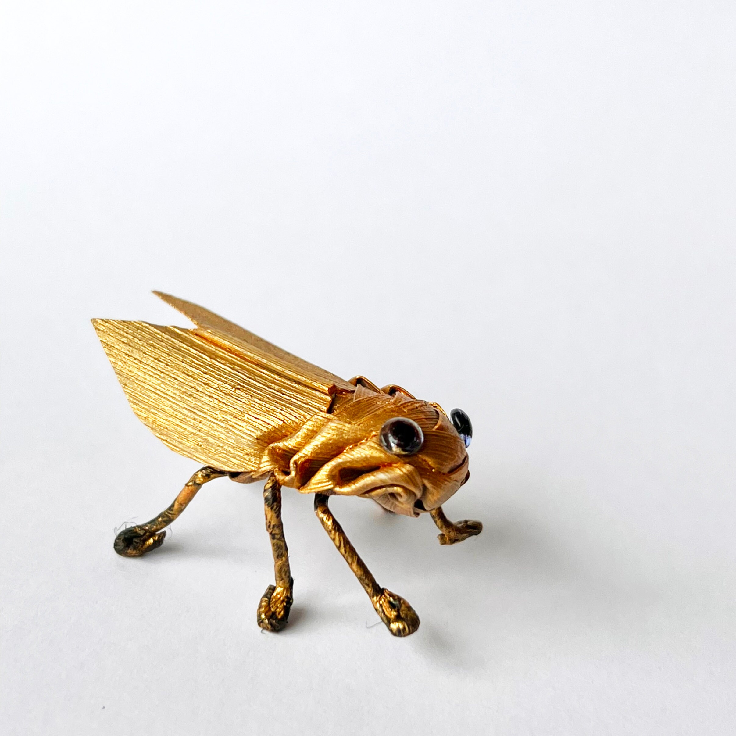 Valentine's Day Night Gift, Handmade Gift, Interesting Golden Cicadas ...