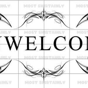 Unwelcome Sign Svg, Png, Pdf, and Jpg - Etsy