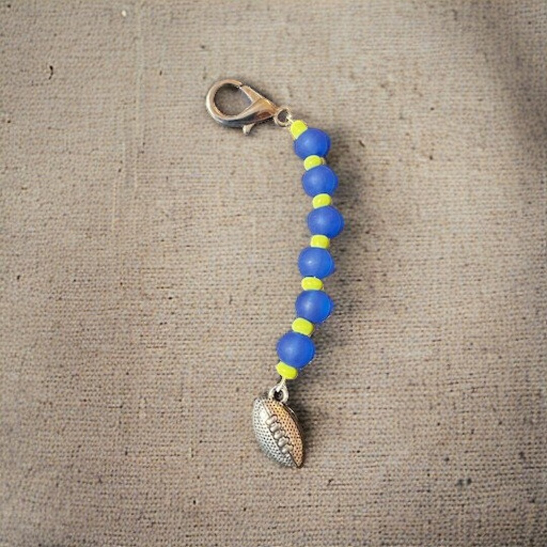 Blue and Green Seattle Seahawks Football Scissor Fob, Purse Charm ...