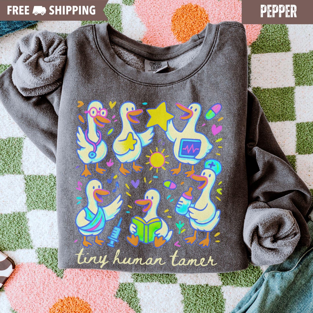 Comfort Colors® Funny Goose Pediatric Sweatshirt, Peds Shirt Gift for ...