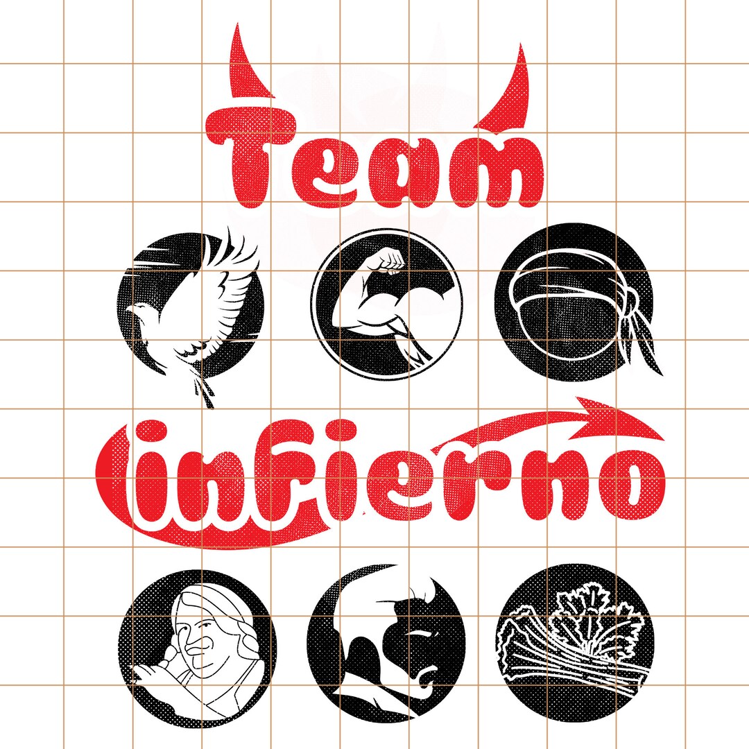 Team Infierno Digital Cut Files PNG Trend Casa De Los - Etsy