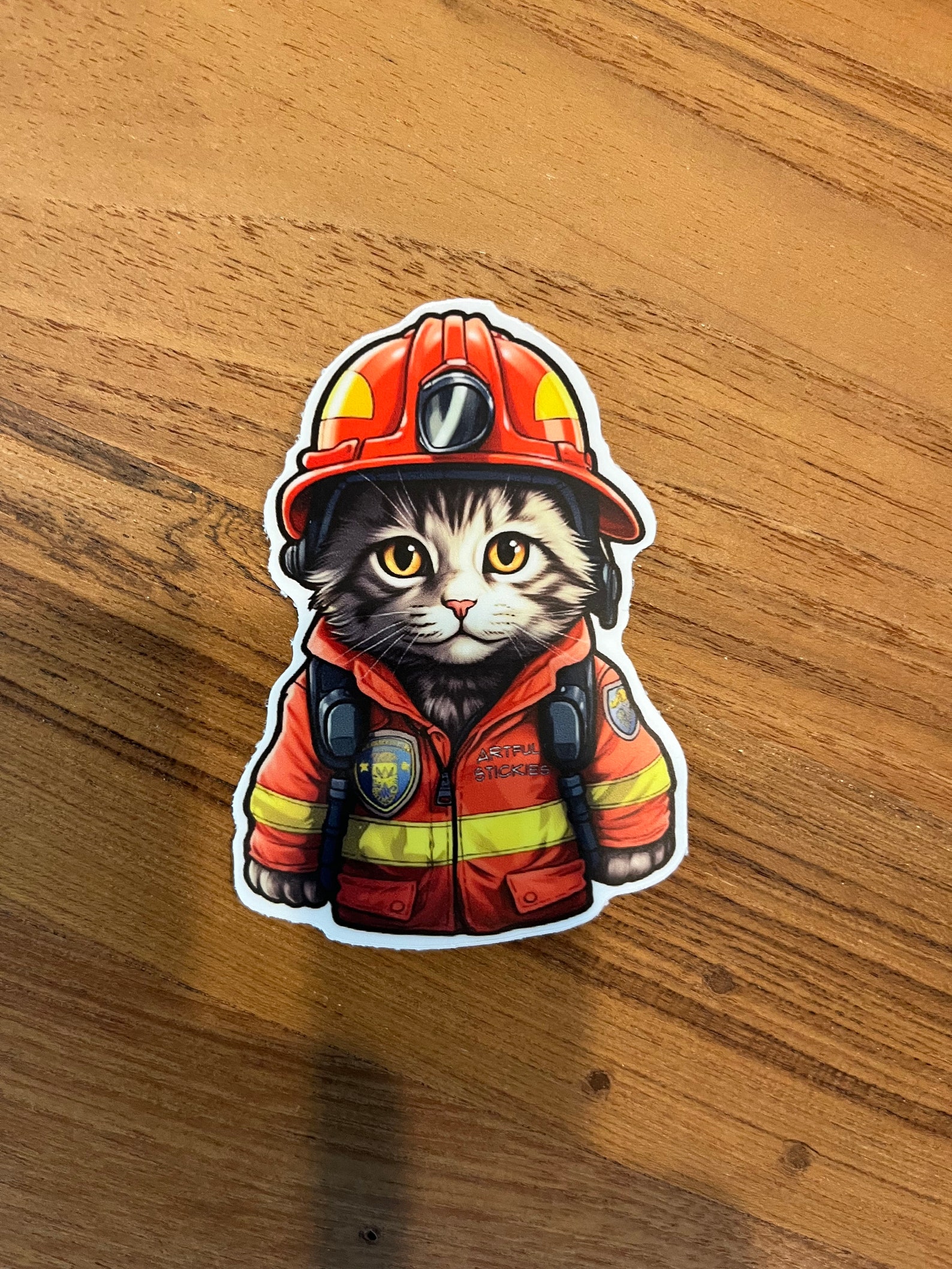 Rescue Kitty Sticker Cat Sticker Cat Decal for Laptop. Cat - Etsy