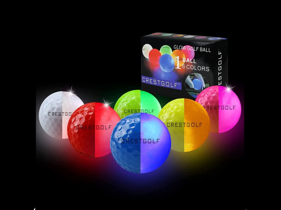 Glow in the Dark Golf Ball Set, Custom Golf Balls, Golf Gift, Golf Accessories, Golf Gifts for ...