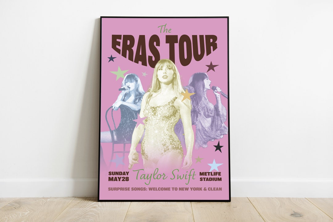 Taylor Swift Customizable Eras Tour Digital Poster - Etsy