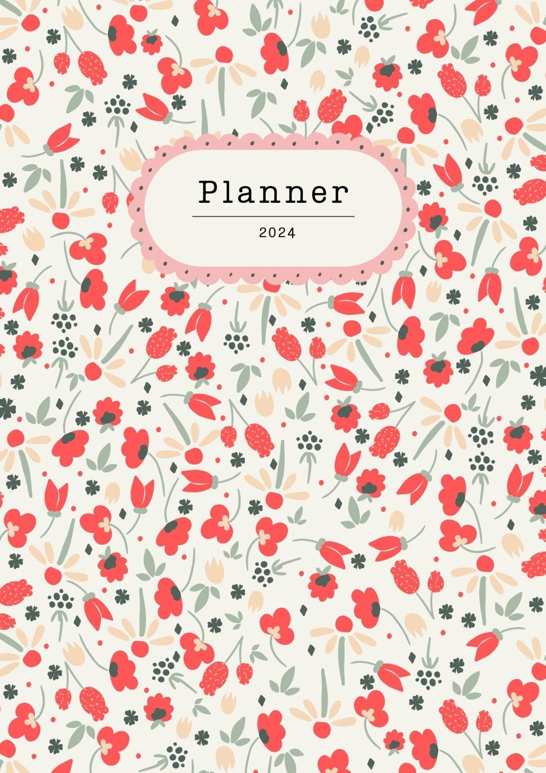 2024 Student Planner Digital Planner iPad Planner Homework Planner ...