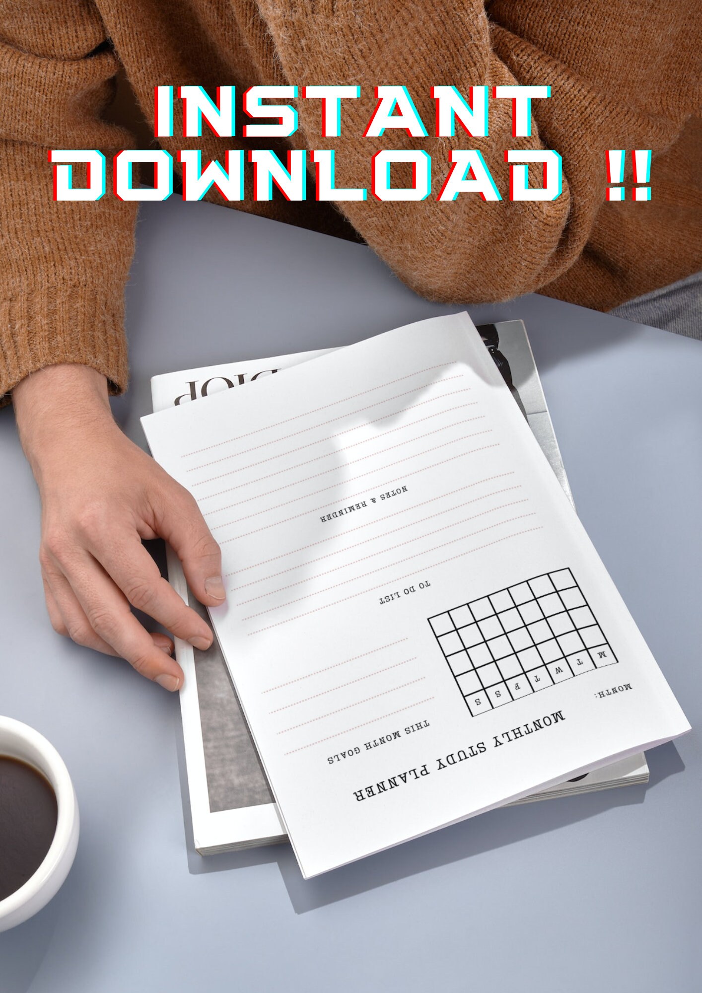 2024 Student Planner Digital Planner iPad Planner Homework Planner ...